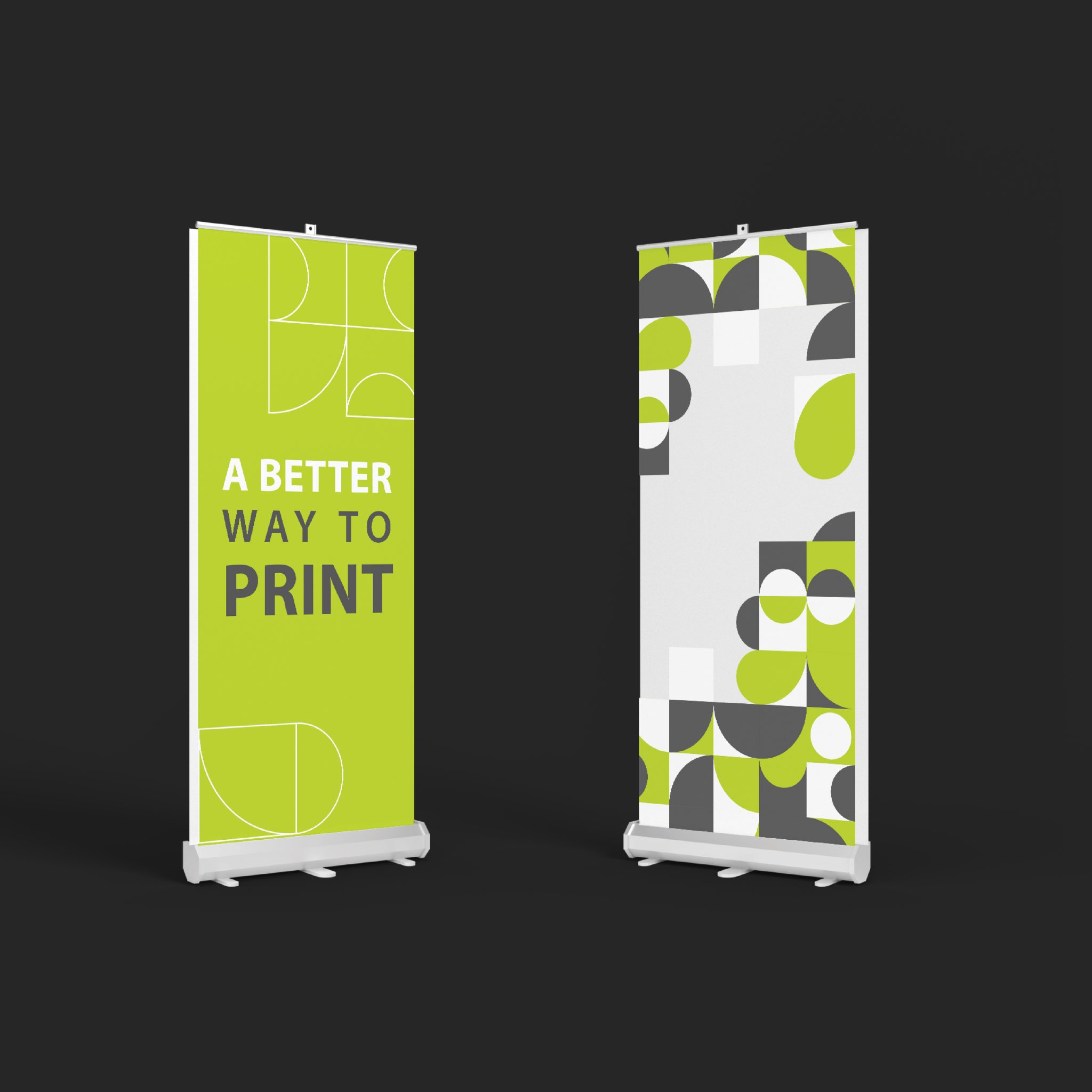Two Side Rollup Stand Simscreation